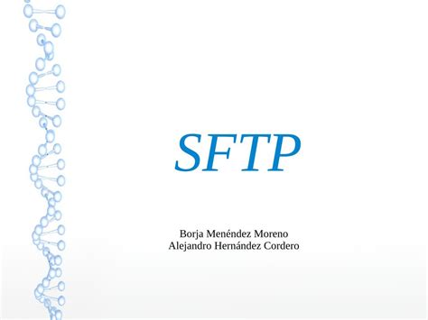 pdf de programación sftp