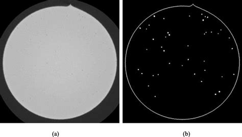 sample x ray ct output cross section of a cylindrical core the sharp