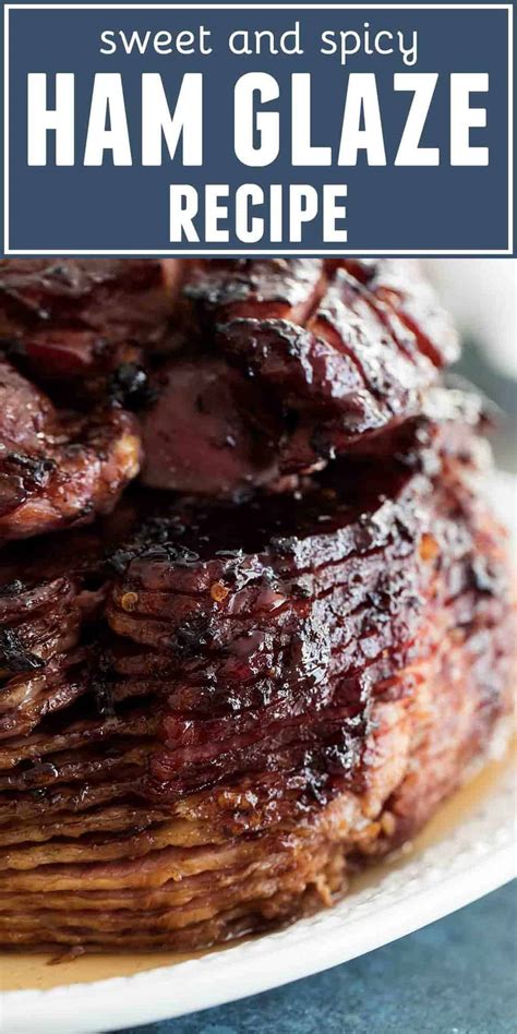 Easy Baked Ham Sweet And Spicy Ham Glaze Recipe Taste And Tell