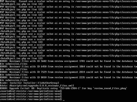 upgrade failed db duplicate entry 759 606 2984 1 for key review