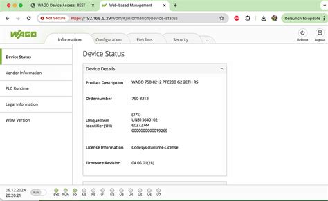 Wago Device Rest Api Wdxwda Hardware And Linux Wago Open Source