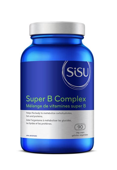 Sisu Super B Complex 90 Vegetarian Capsules — Inside U