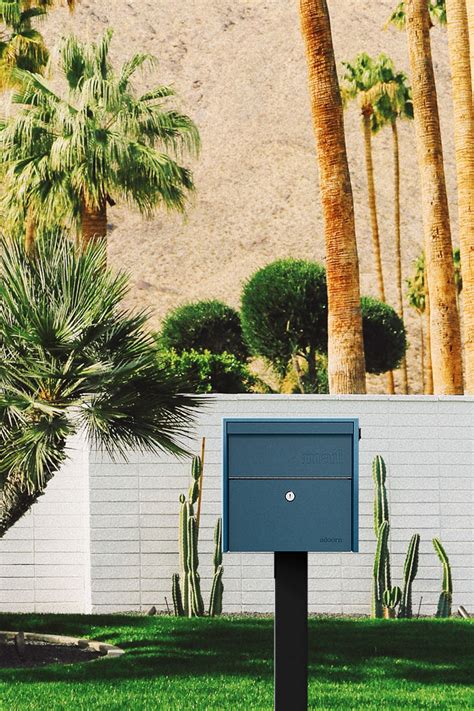 Post Mount Locking Mailbox Small Adoorn