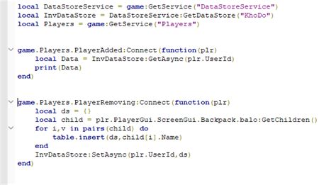 How To Sava Inventory With Table Scripting Support Developer Forum