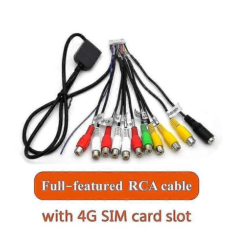Car Stereo Radio Rca Output Cable Wire Aux In Adapter Subwoofer
