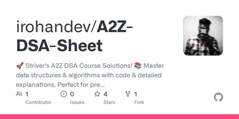 Github Irohandeva2z Dsa Sheet 🚀 Strivers A2z Dsa Course Solutions 📚 Master Data Structures