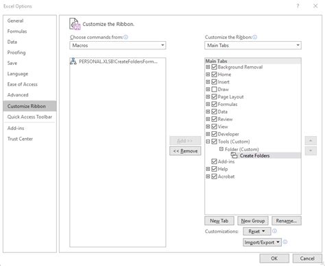 Create A Folder Structure With Vba Magnimetrics