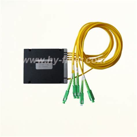 4ch 100g Dwdm Mux Demux Module With Connector Sc Abs Box Outgoing Cable 2 0mm Length 1m Ghcomtek