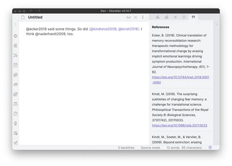 Github Mgmeyers Obsidian Pandoc Reference List Display A Formatted