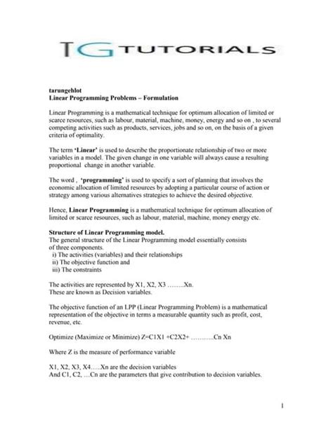 linear approximations pdf