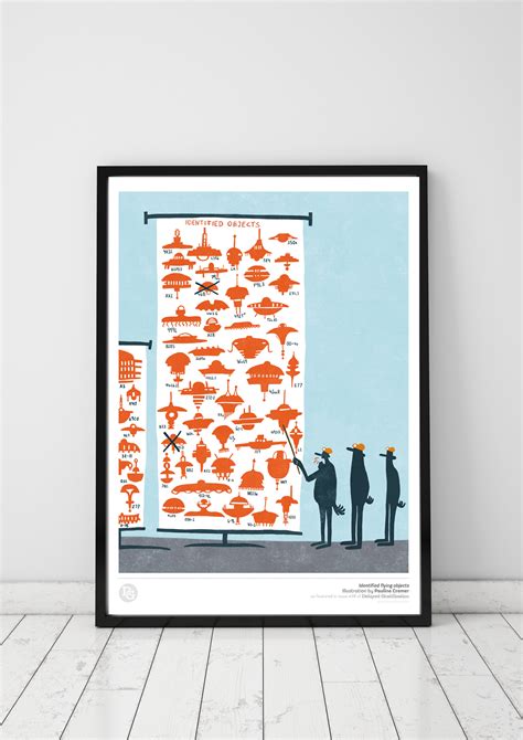 Identified Flying Objects A3 Print Delayed Gratification