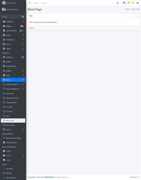 Menggunakan Template Admin Lte Di Codeigniter 4