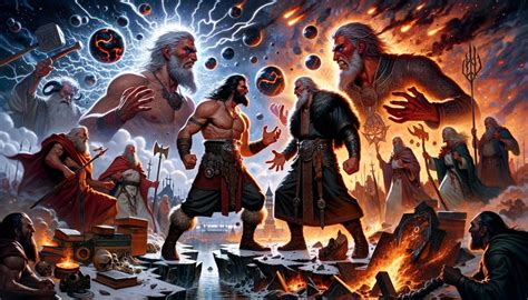 Hoder Baldr Duel Blind God Mythology Vault