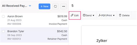 Other Actions For Payments Received Help Zoho Billing