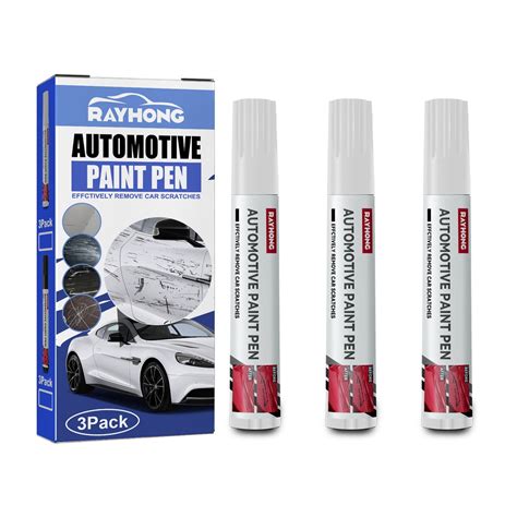 Qisiwole Automotive Paint Markers Pens For Vehicle Pack White