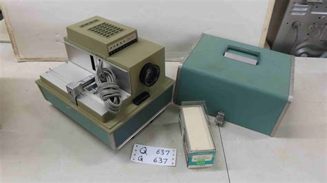 Argus Slide Projector Slide Magazine With Original Box Mcsherry Auction Service Ltd