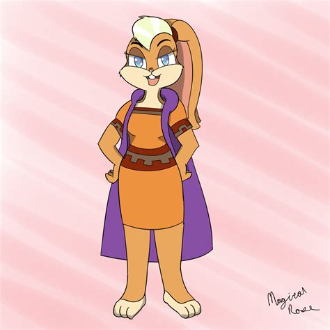 Lola Bunny Dressed As Bianca From Spyro By The Magical Rose On Deviantart