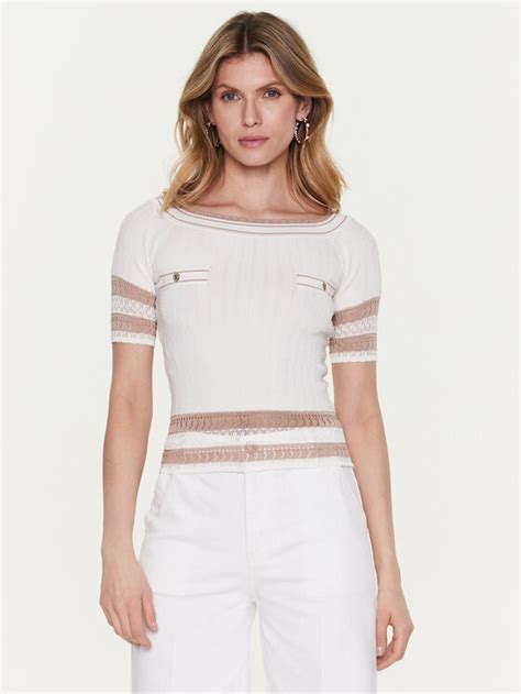 Guess Bluse 3GGR05 5678Z Beige Slim Fit Modivo De