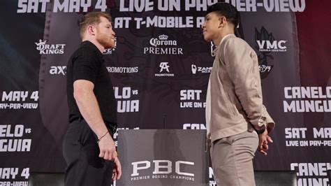 Canelo Alvarez Oscar De La Hoya Have Heated Confrontation At Press Conference