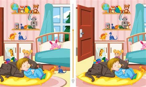 Visual Challenge Find The 10 Differences In Less Than 20 Seconds Between These Two Images