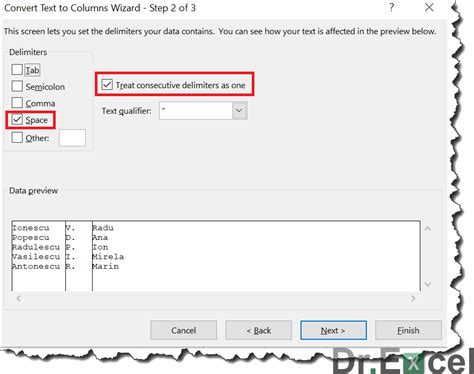 Despartirea Textelor Pe Mai Multe Coloane In Microsoft Excel