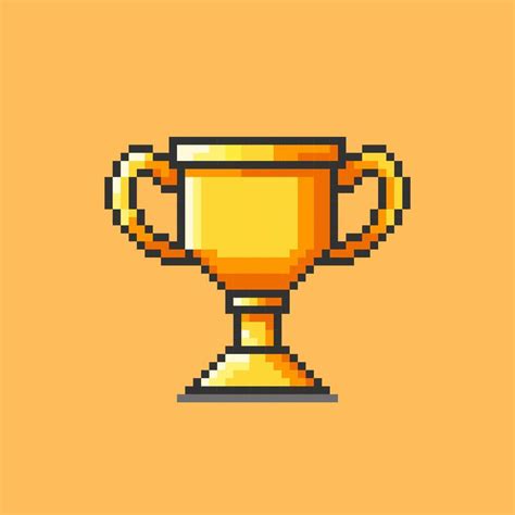 Trophy Pixel Art Illustration Design 45588379 Vector Art At Vecteezy