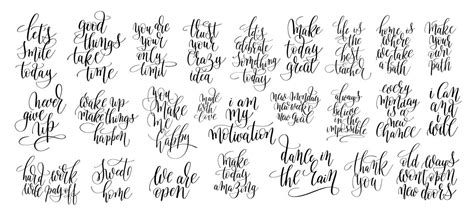 Live Every Moment Hand Lettering Motivational Vector Image