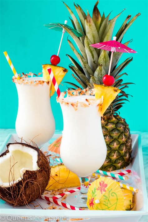 Piña Colada Milkshake ~ Recipe Queenslee Appétit