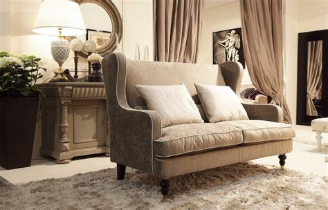 Small Sofa For Classical Rooms Available With Ruffles Idfdesign