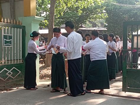 လယ်ဝေးမြို့နယ်၌ ၂၀၂၅ ခုနှစ်၊ တက္ကသိုလ်ဝင်စာမေးပွဲတွင် ကျောင်းသား ကျောင်းသူ ၂၅၁၆ ဦး ဝင်ရောက်ဖ