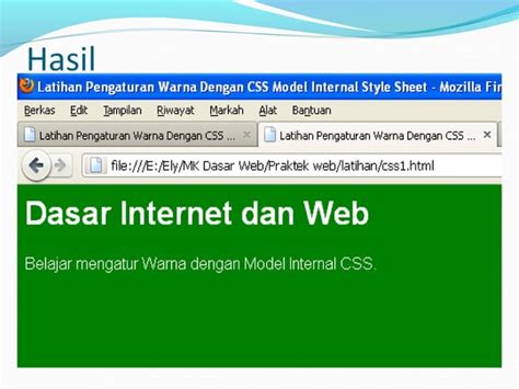 Materi Css Dasar Ppt