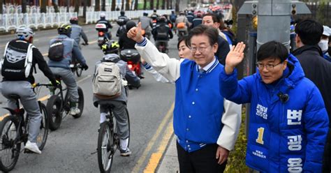 이재명 ‘셰셰발언 논란 확산 외교가 “한미동맹 외면 표얻기 급급”