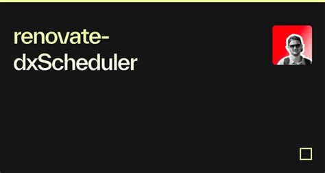 Renovate DxScheduler Codesandbox