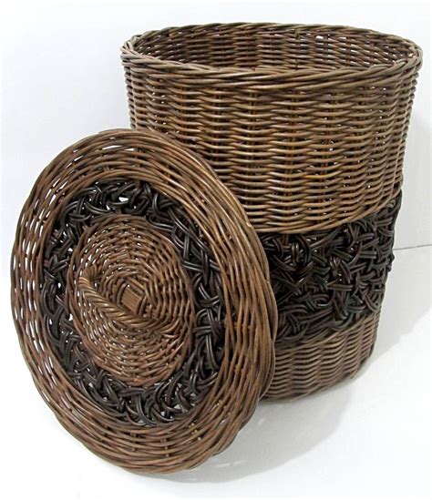 Rattan Laundry Baskets Rattan Wicker Hampers Basketwares Bin