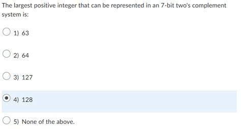 Solved Is This Correct The Largest Positive Integer That