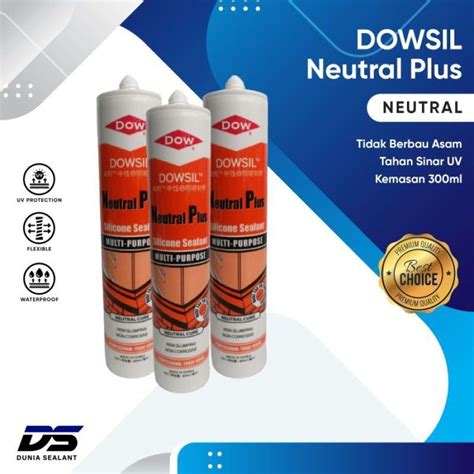 Jual Dowsil Netral Plus Silicone Sealant Dowsil Lem Dowsil Neutral Plus