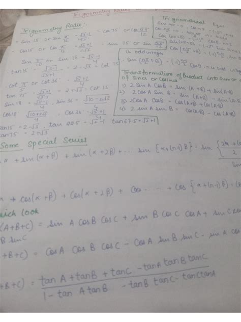 Trigonometry Pdf