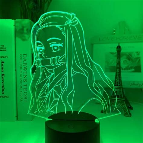 3d Kimetsu No Yaiba Nezuko Kamado Figura Led Luz De Noche En Venta En