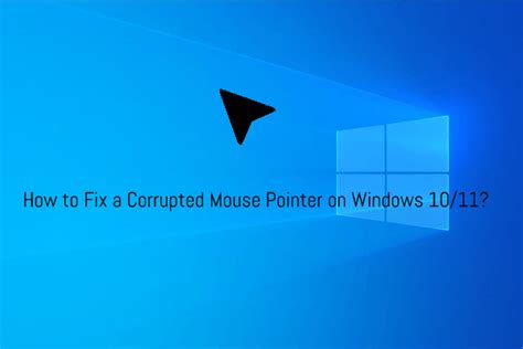 Corrupted Mouse Cursor Fix