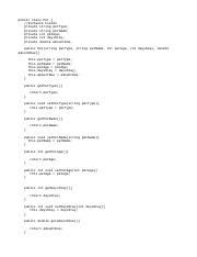 Pet Class Txt Public Class Pet Instance Fields Private String