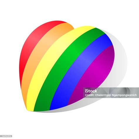 Lgbt 프라이드 Lgbtq 사람들 Lgbt 권리 캠페인의 하트 모양 개념 Lgbtqia 문화에 대한 스톡 벡터 아트 및 기타