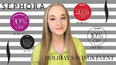 Sephora 2022 Holiday Savings Event Recommendations ˚ ﾟ Youtube