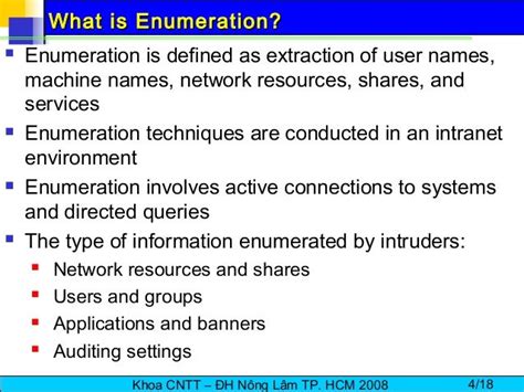 Module 4 Enumeration