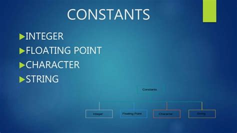 Floating Point Constant In C Pptx