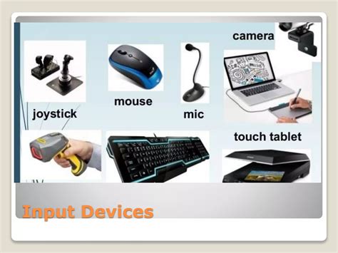 Input And Output Device Pptx Computer Peripherals Computing