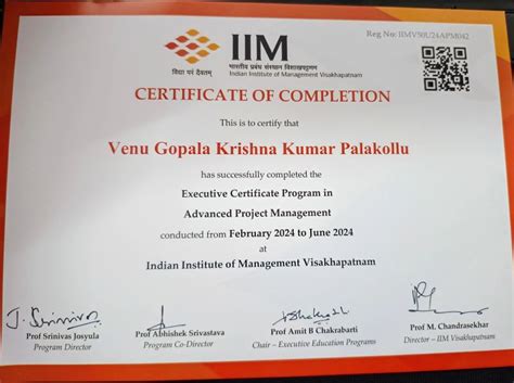 Krishna Kumar Palakollu On Linkedin Happy To Share That I Could