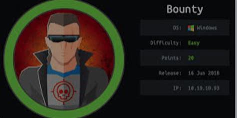 Writeup Hackthebox Bounty Without Metasploit Oscp Prep Dev Community