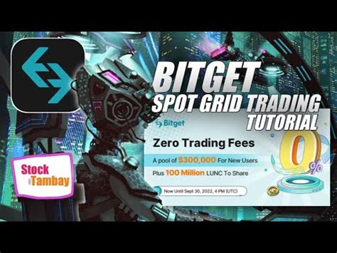 BITGET SPOT GRID TRADING TUTORIAL TAGALOG ZERO TRADING FEES YouTube