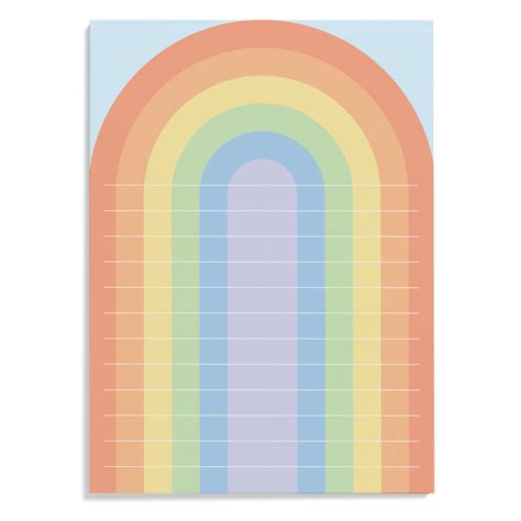 Over The Rainbow Notepad