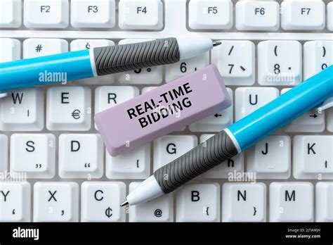 Inspiration Showing Sign Real Time Bidding Business Concept Buy And
